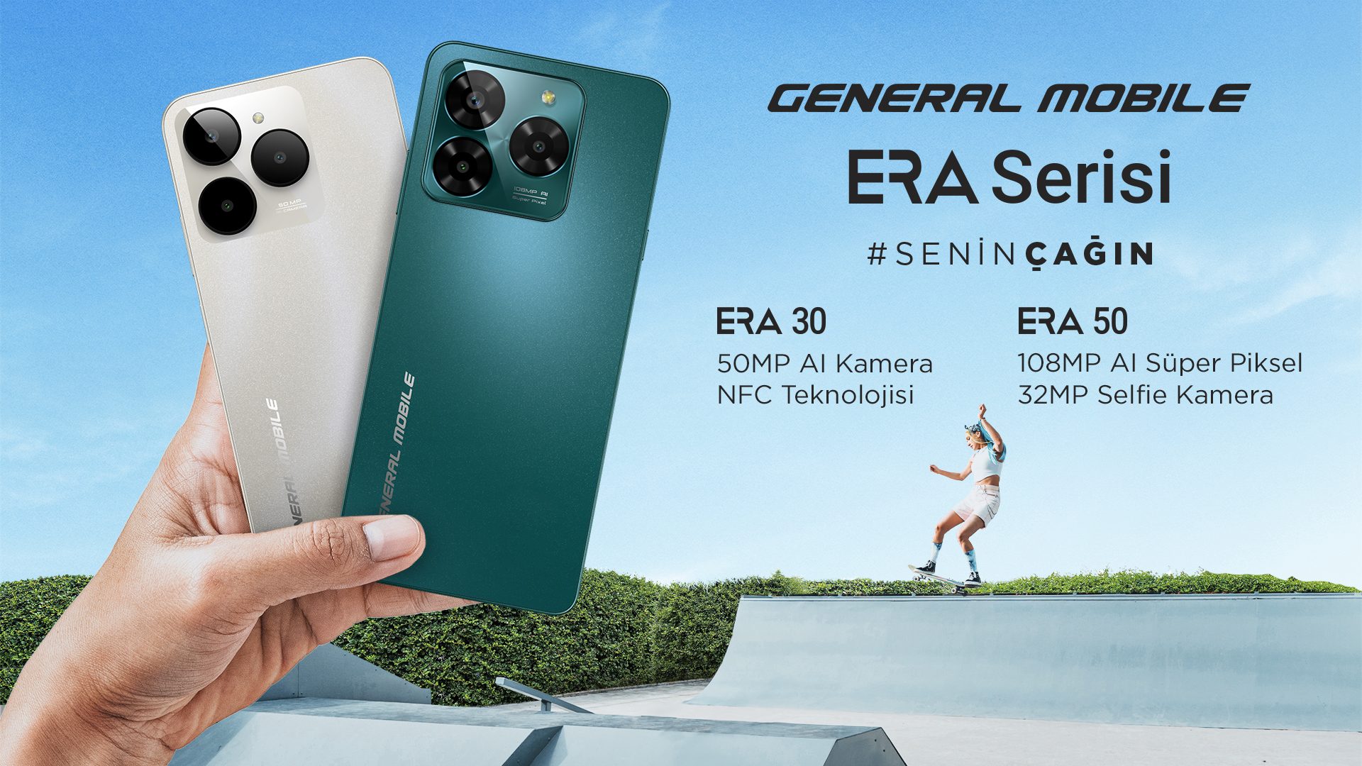 General Mobile'den Era 30 ve Era 50 serisi - HardwareLab